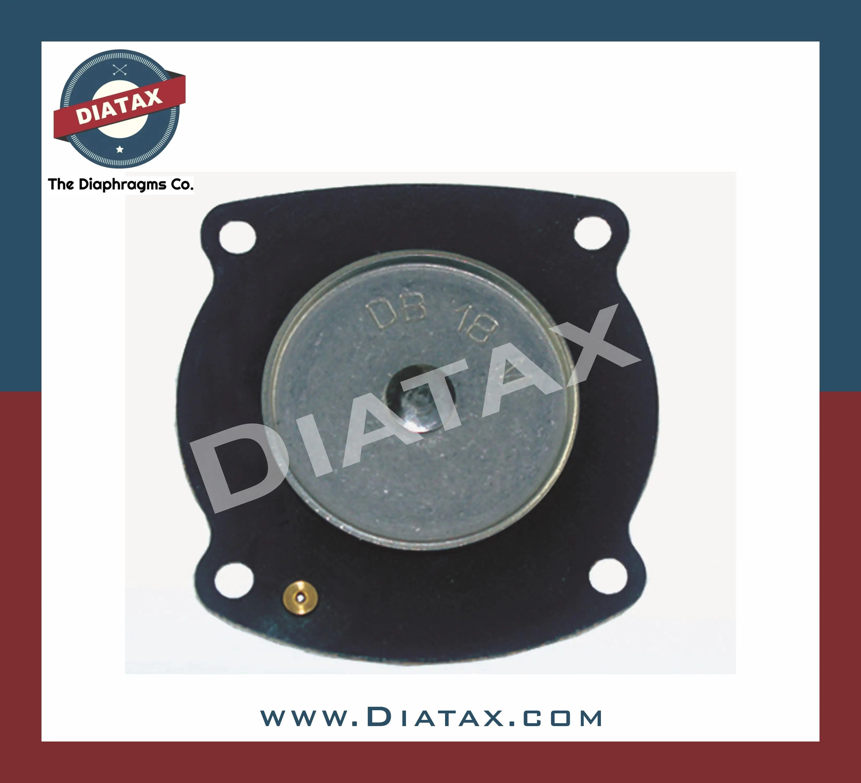 Mecair DB112 Pulse Jet Valve Diaphragm Membrane 1.5 Inch
