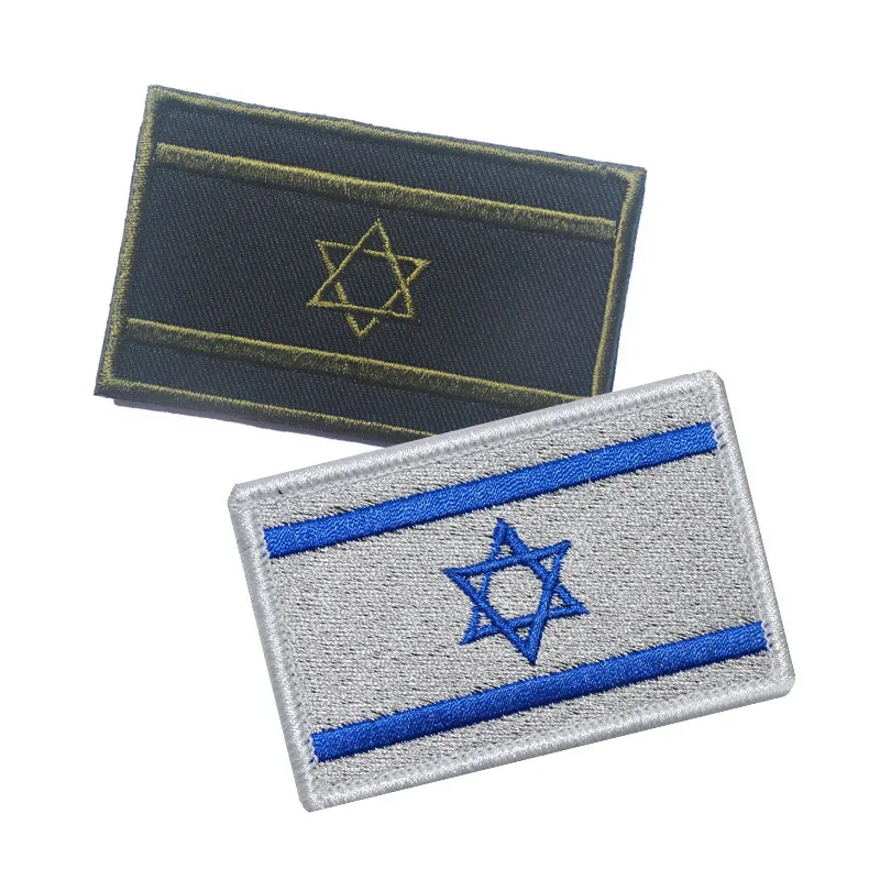 Custom Country Flag Embroidered Tactical Flag Israel Patch - Buy Israel ...