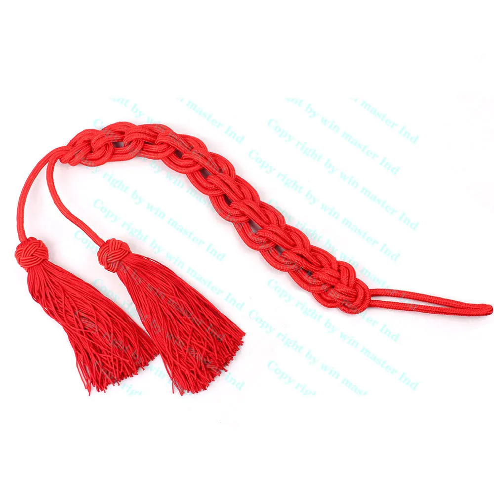 Red Ceremonial Aiguillette Shoulder Tussle Cord Ceremonial Dress Cord ...
