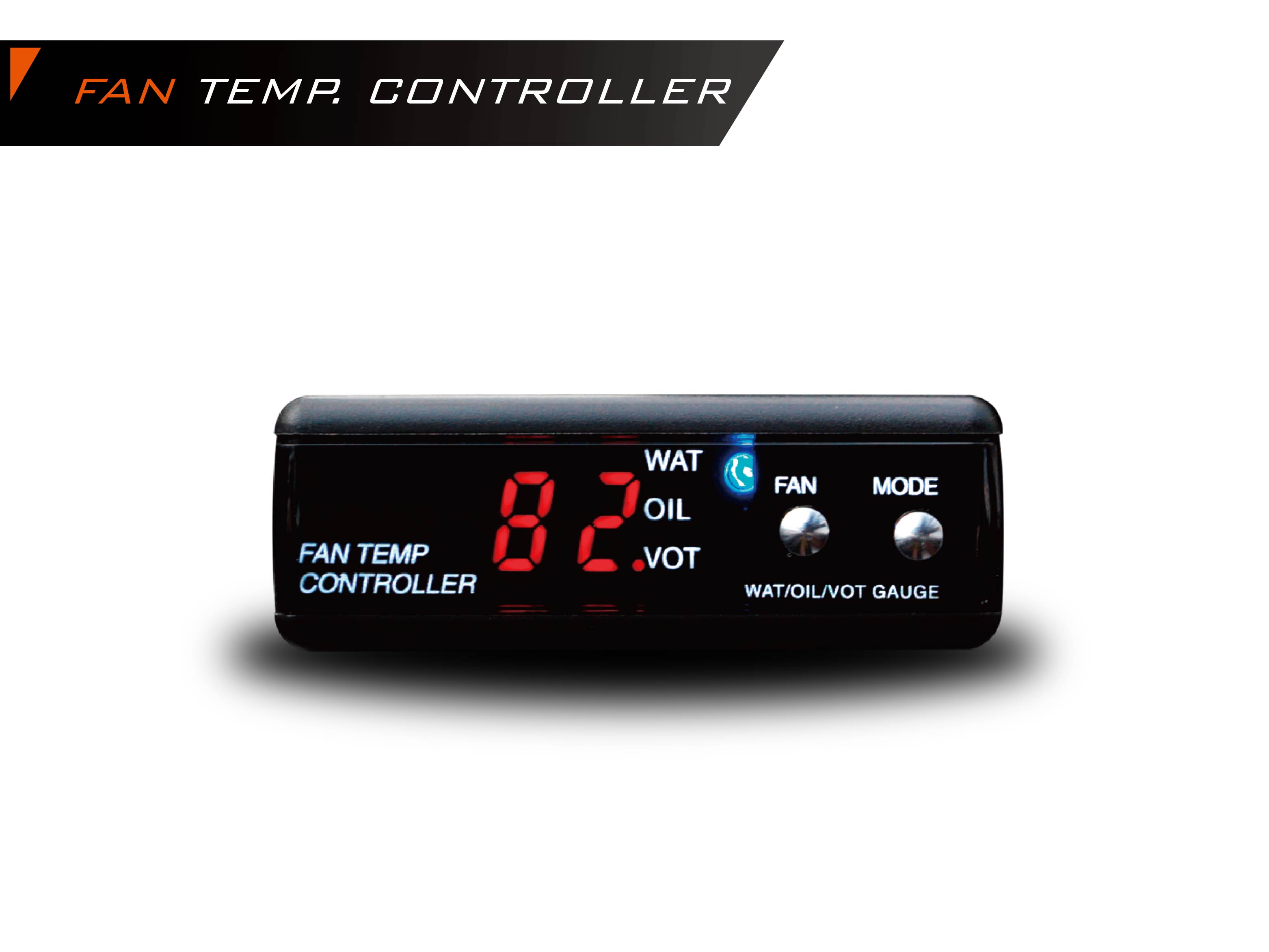 Universal 12V Car Radiator Cooling Fan Controller & Temperature ...