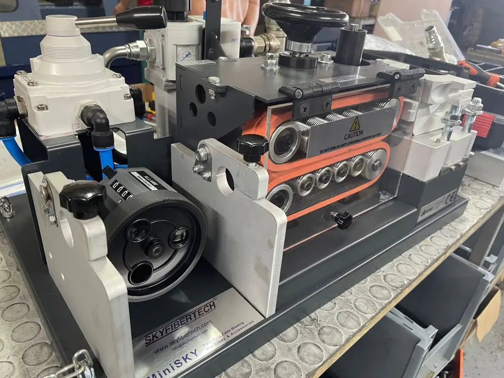 Buy New Fiber Optic Cable Jetting Blowing Machine Air Blown Fiber Optic ...