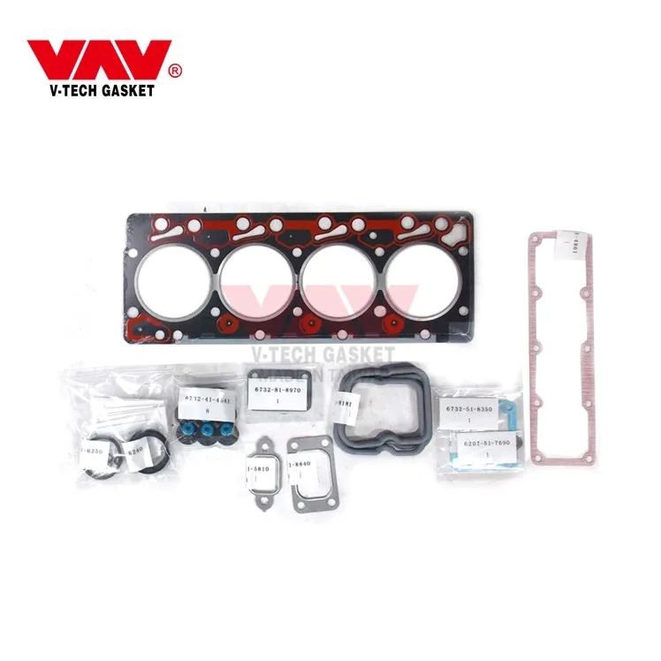 6732-K1-1100 6732-K2-1200 Engine Repair Parts Kit Gasket for KOMATSU