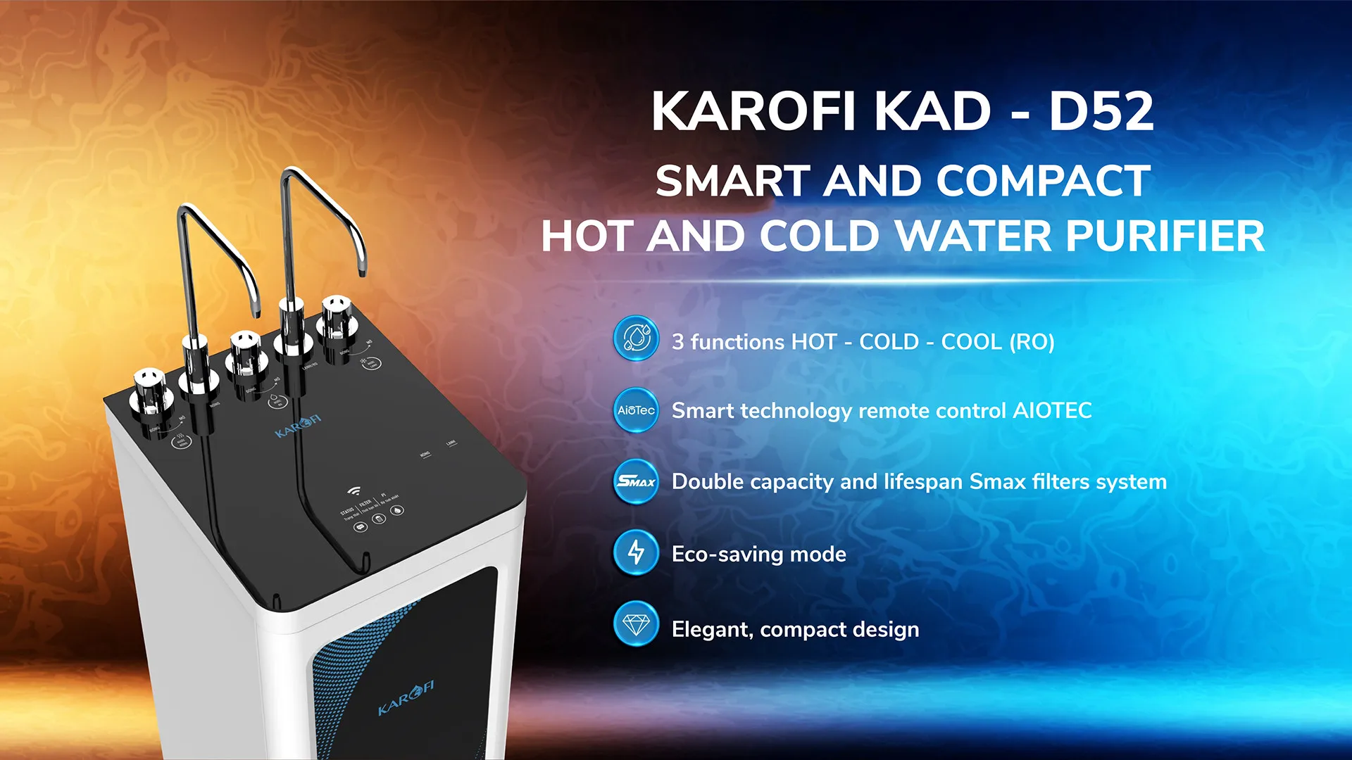 Karofi 6-Stage Water Filter - Pure & Mineral-Rich Water