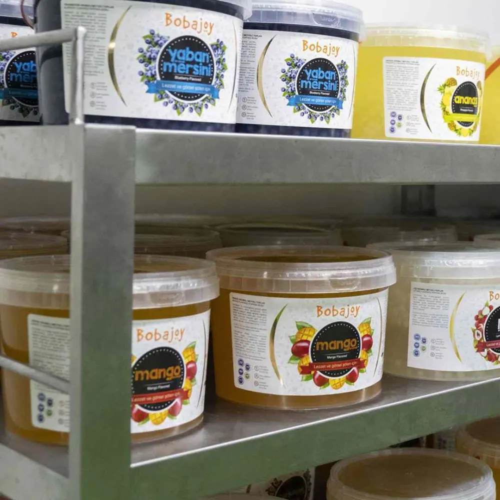 Hot Sale Bobajoy Popping Boba Balls Blue Berry Bubble Tea Drinks ...