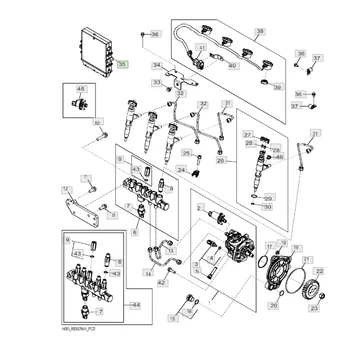 Part For Jd Johndeere Tractor,Engine Controller Part Number Re526588 ...