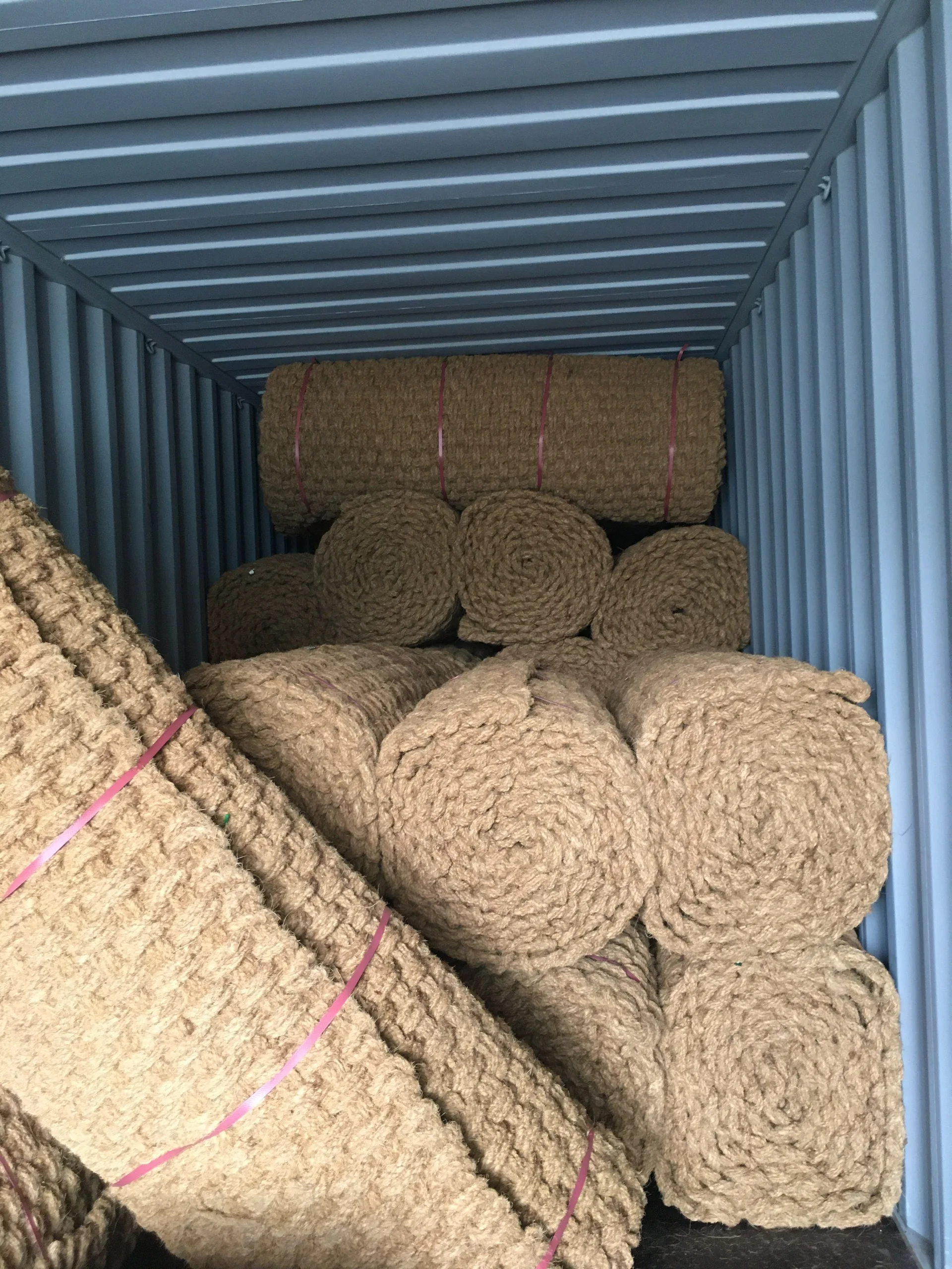 Coconut Coir Log For River Bank Stabilization - Coir Log For Erosion ...