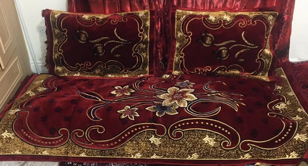 Afghan Toshak Style Cushion and Pillow Cover Set - 3.5kg