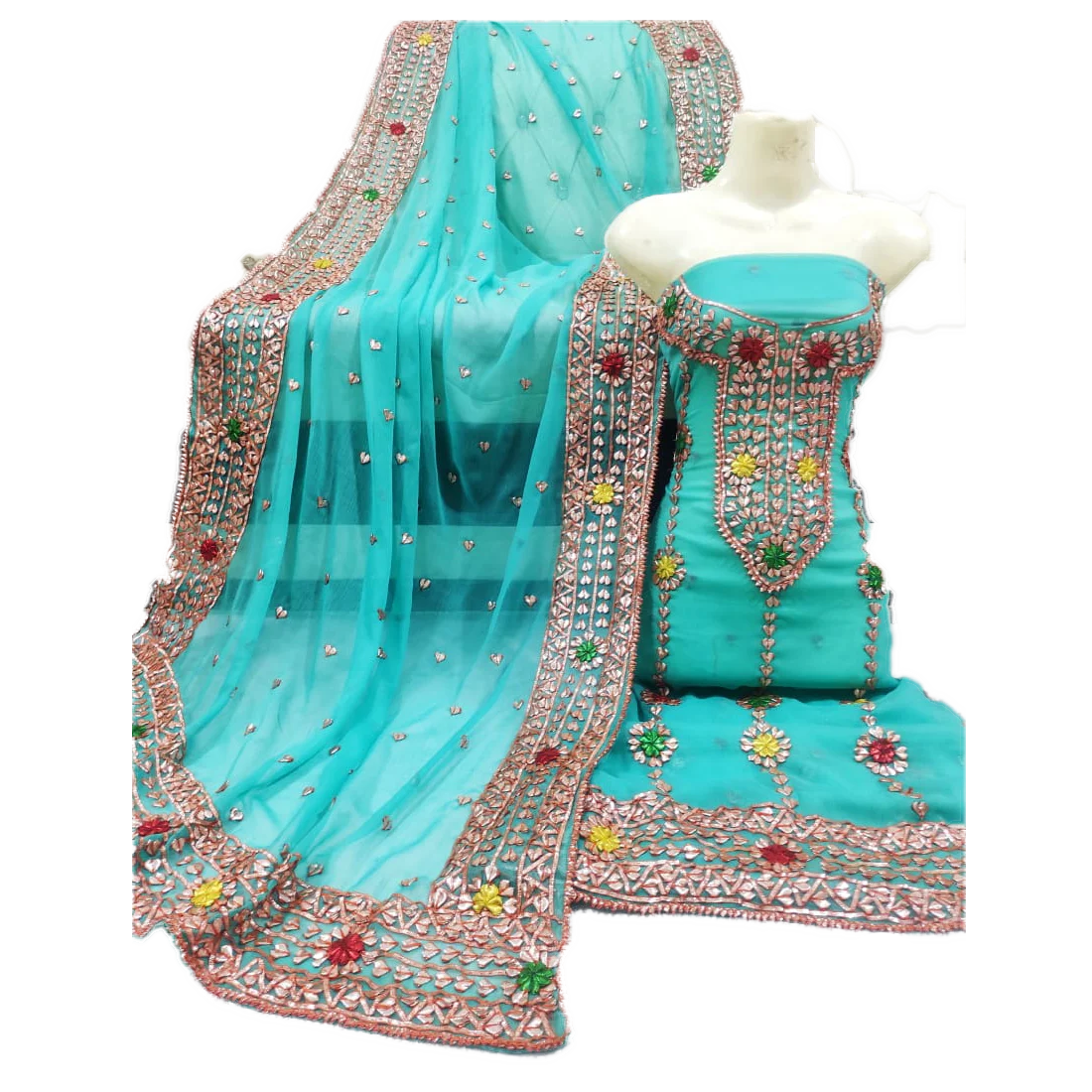 Traditional Indian Pakistani Islamic Clothing Salwar Kameez Handmade ...