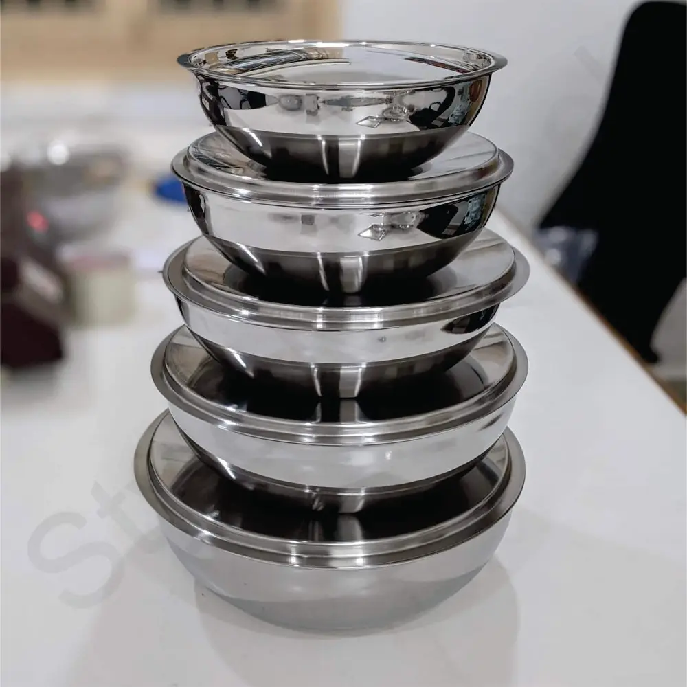 Wholesale Custom Multifunctional Nonstick Stackable Deep Bowl Mixing ...