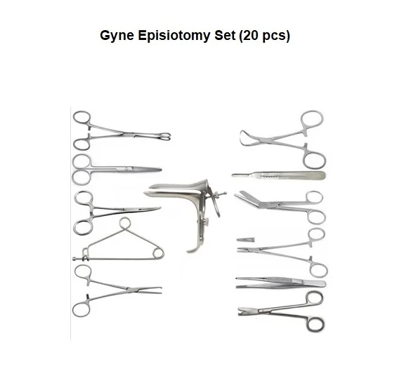 Gyne Episiotomy Surgery Instruments Set Of 20 Pieces - Buy Stainless ...