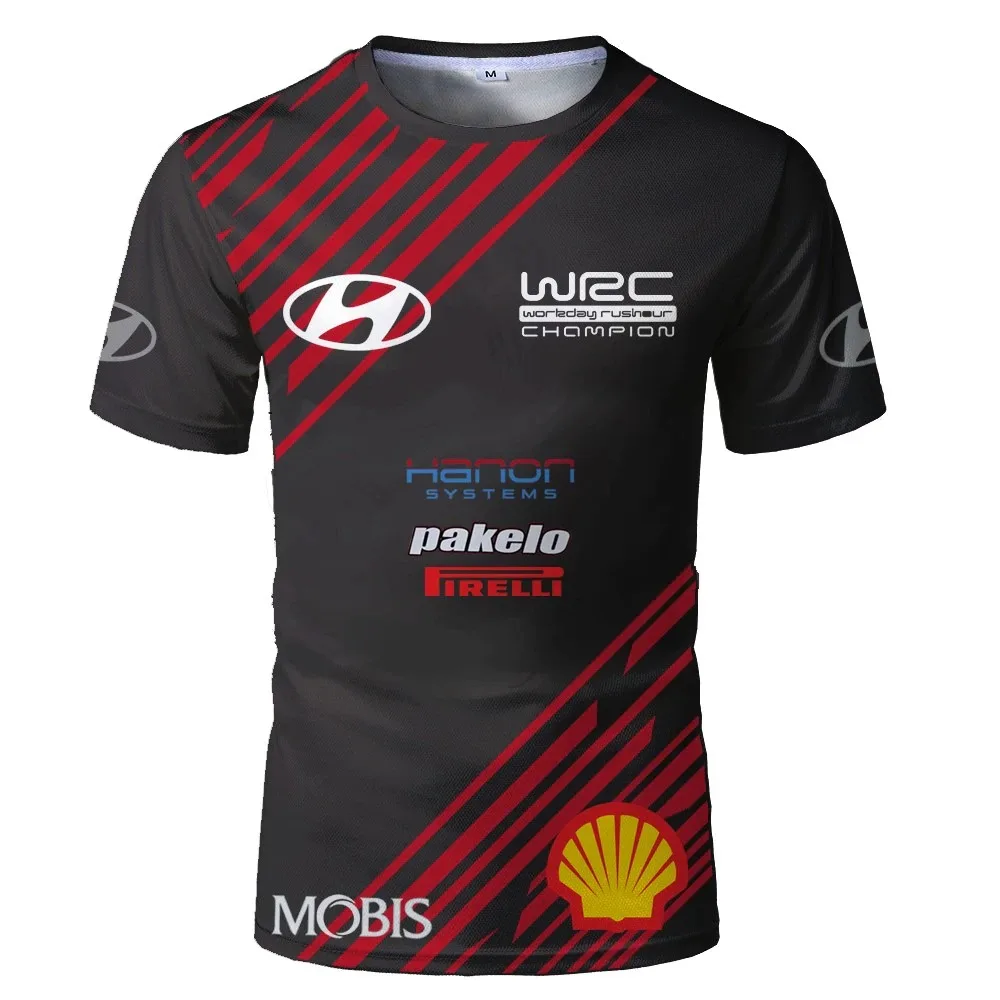 Branded Racing 3d Printed T-shirt Mens Short-sleeved Shirt Outdoor ...