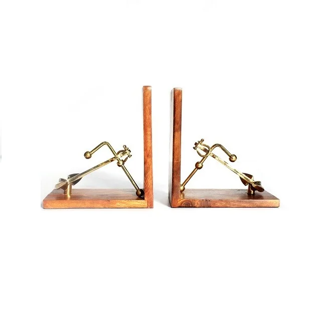 Extremos De Libro Náuticos Decorativos,Extremos De Libro De Madera Con ...