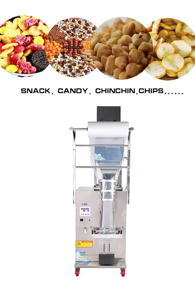 999g Microcomputer Automatic Packing Machine for Popped Chips