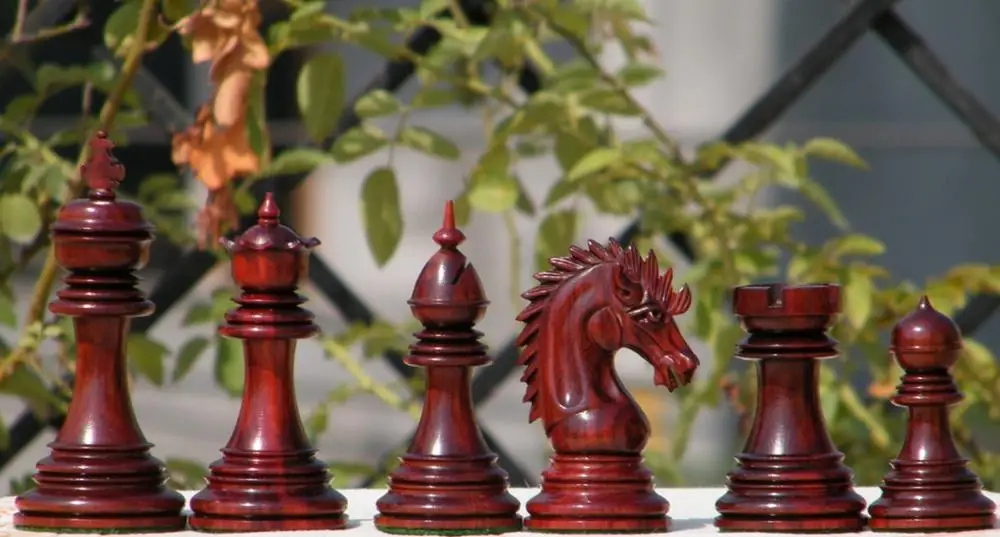 Luxury Chess Set - Premium Wooden Game with Gold Details