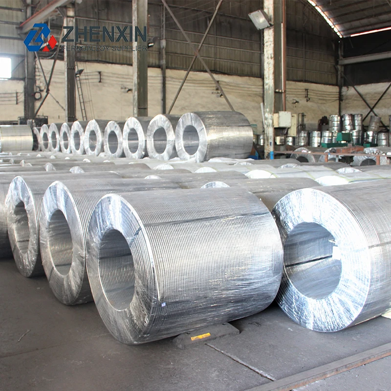 Steelmaking Ferrosilicon Magnesium Cored Wire Producers Nodularizer ...