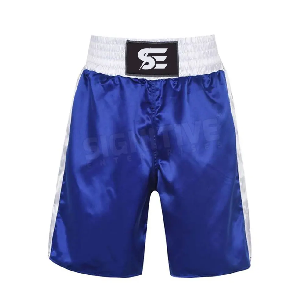 Custom Logo Blank Plain Boxing Shorts Wholesale Men Boxing Shorts - Buy ...