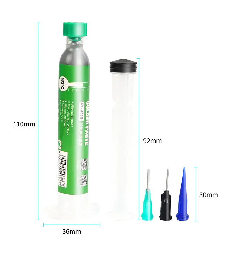 RELIFE RL-403S 183 Solder Paste (10CC) - Ideal Electronic Soldering ...