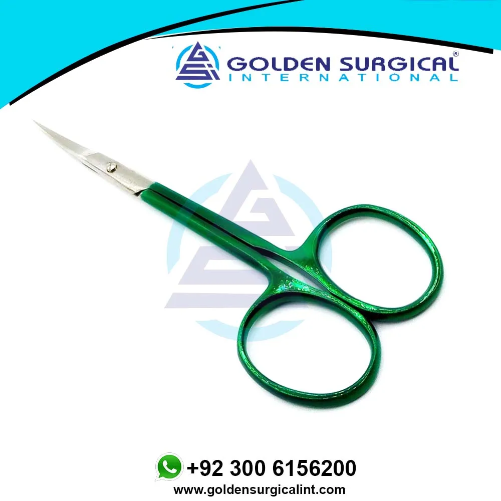 Custom Cuticle Curved Scissors,Extra Fine Super Sharp Professional ...