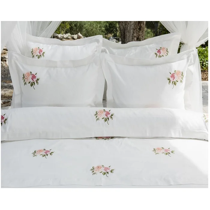 Beautiful Rose Design Duvet Bedding Set - High Quality Cotton