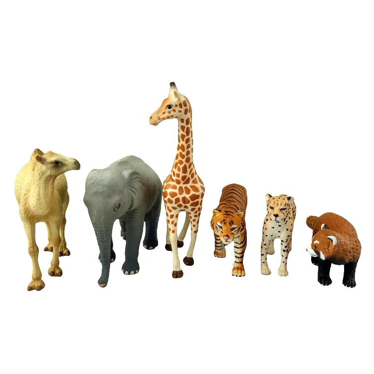 Customized Solid PVC Simulation Model Plastic Animal Toys