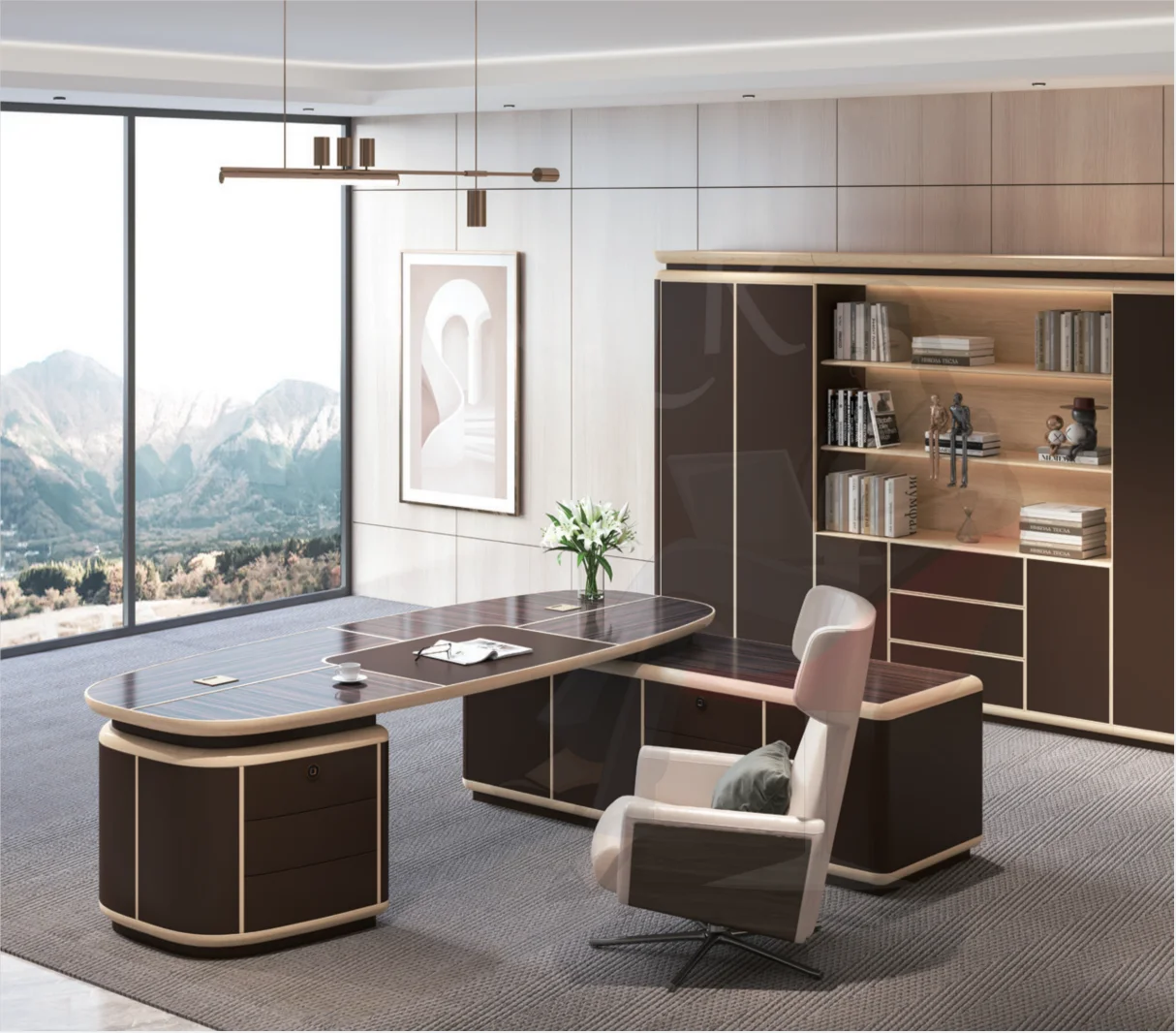 Customized Office Security Command Center Console Desk