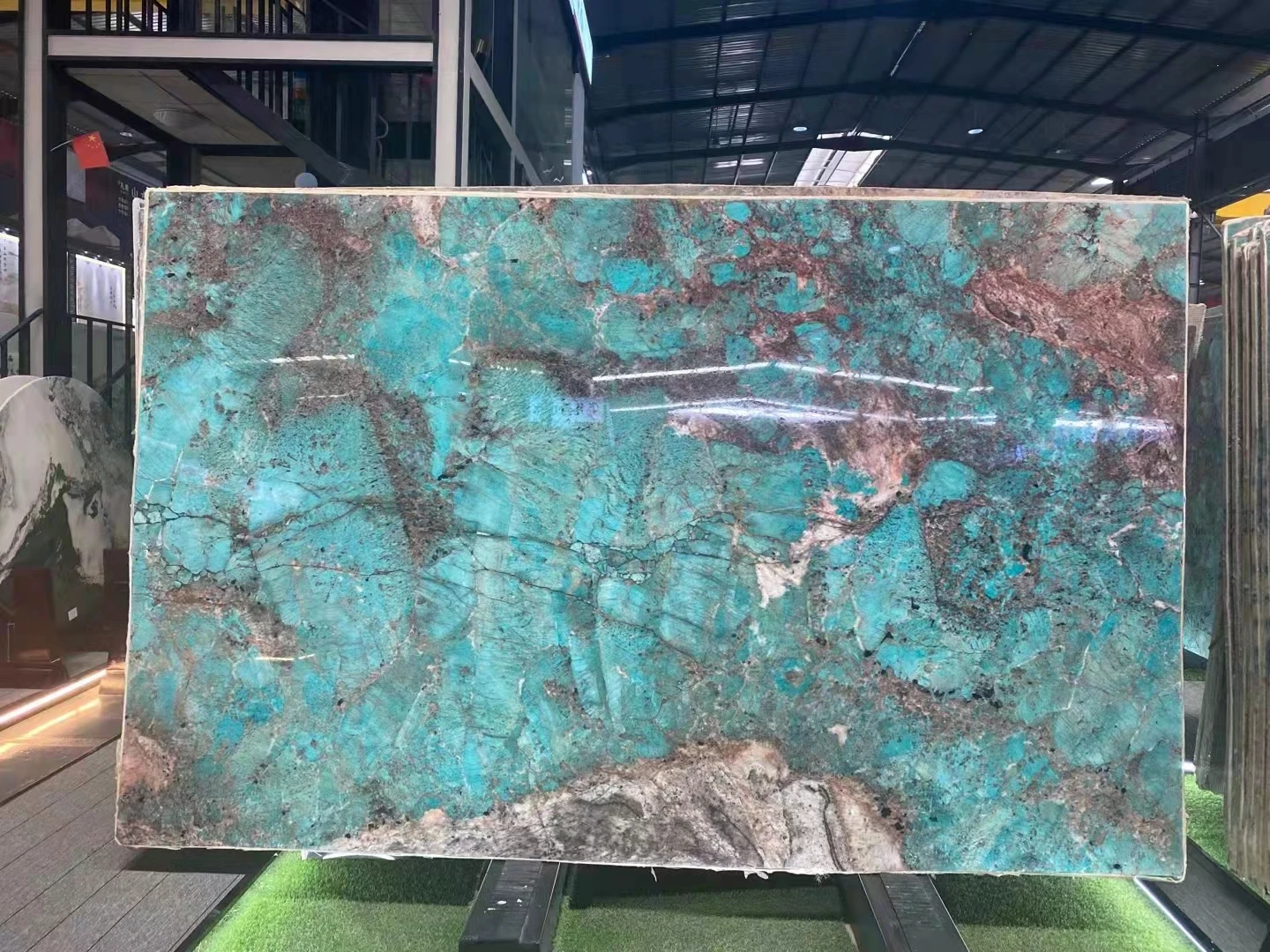 GOLDTOP OEM/ODM Quartzito Amazon Green Quartzite Slabs