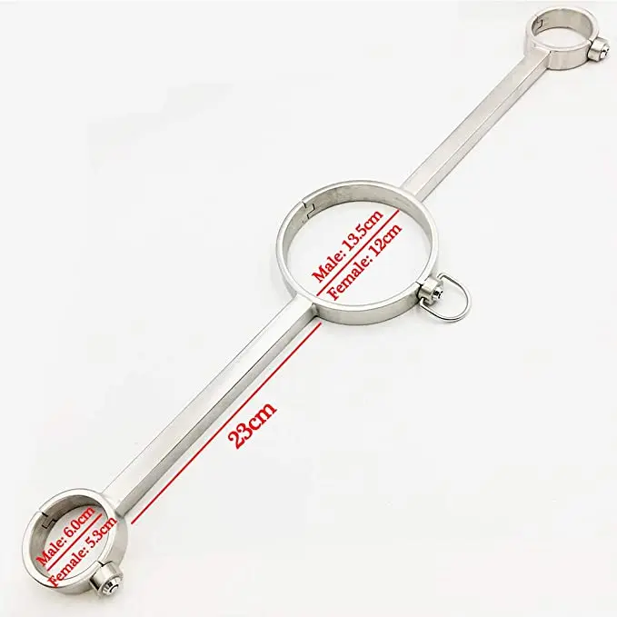 Bdsm Neck Collar And Push Lock Bondage Restrains - Buy Neck Collar Lock ...