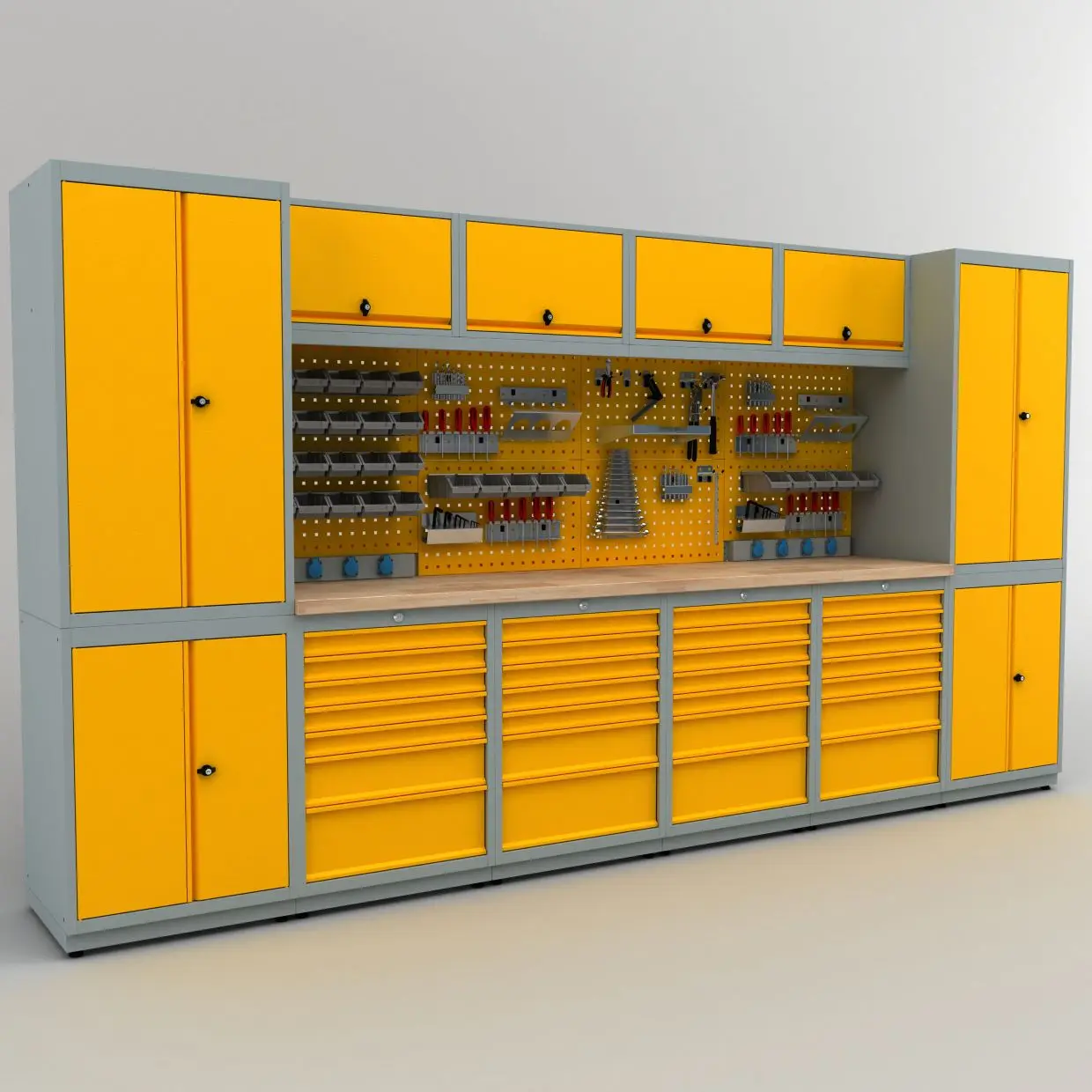 Modular Tool Cabinet System For Mechanic Garages - Buy Garage Cabinets ...