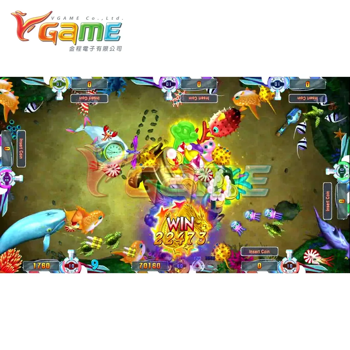 Top Popular - Gold Dragon King - Fish Table Fishing Shooting Game Board ...