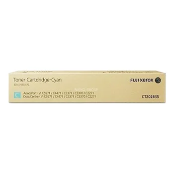Original Fuji Xerox Toner Cartridge Cyan Ct202635 For Apeosport-vi ...