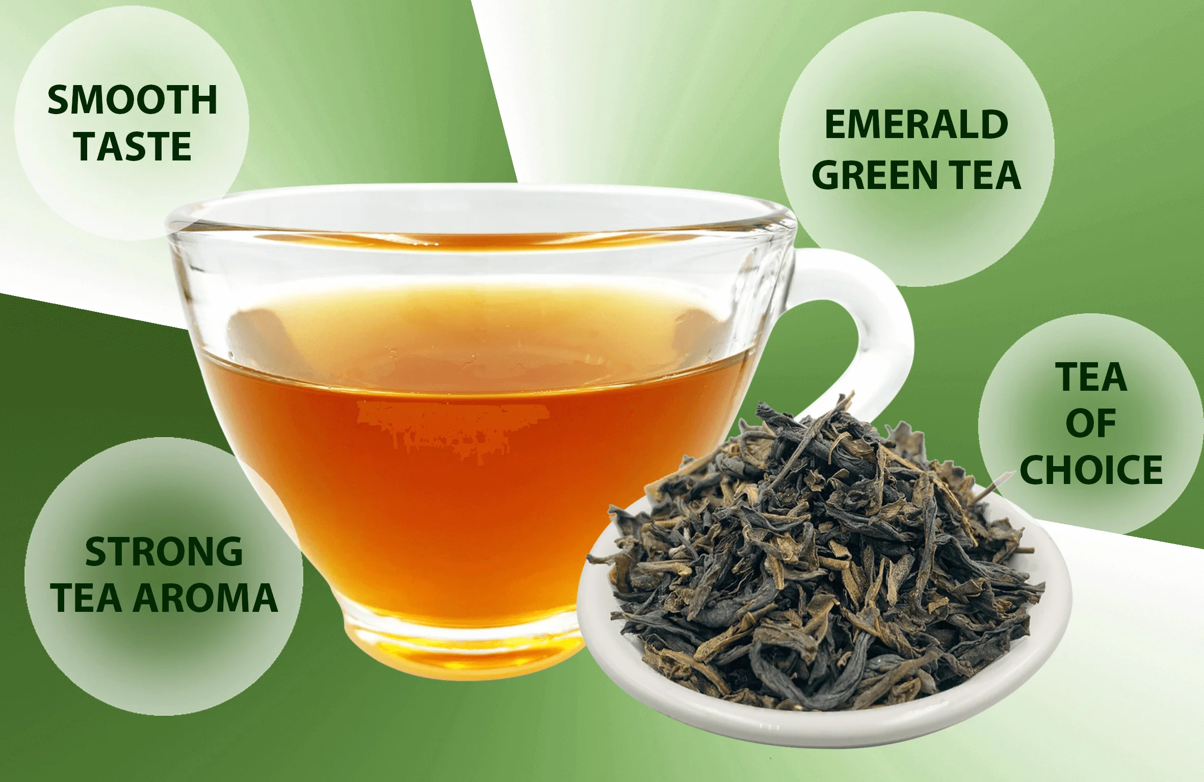 Emerald Green Tea Leaves for Taiwan Beverages - High Quality