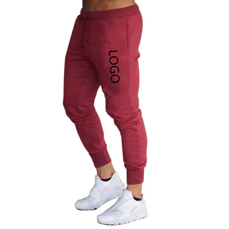 Gym Wears Customized Logo Men Tracksuit Cotton Jogger Pants Sublimation ...