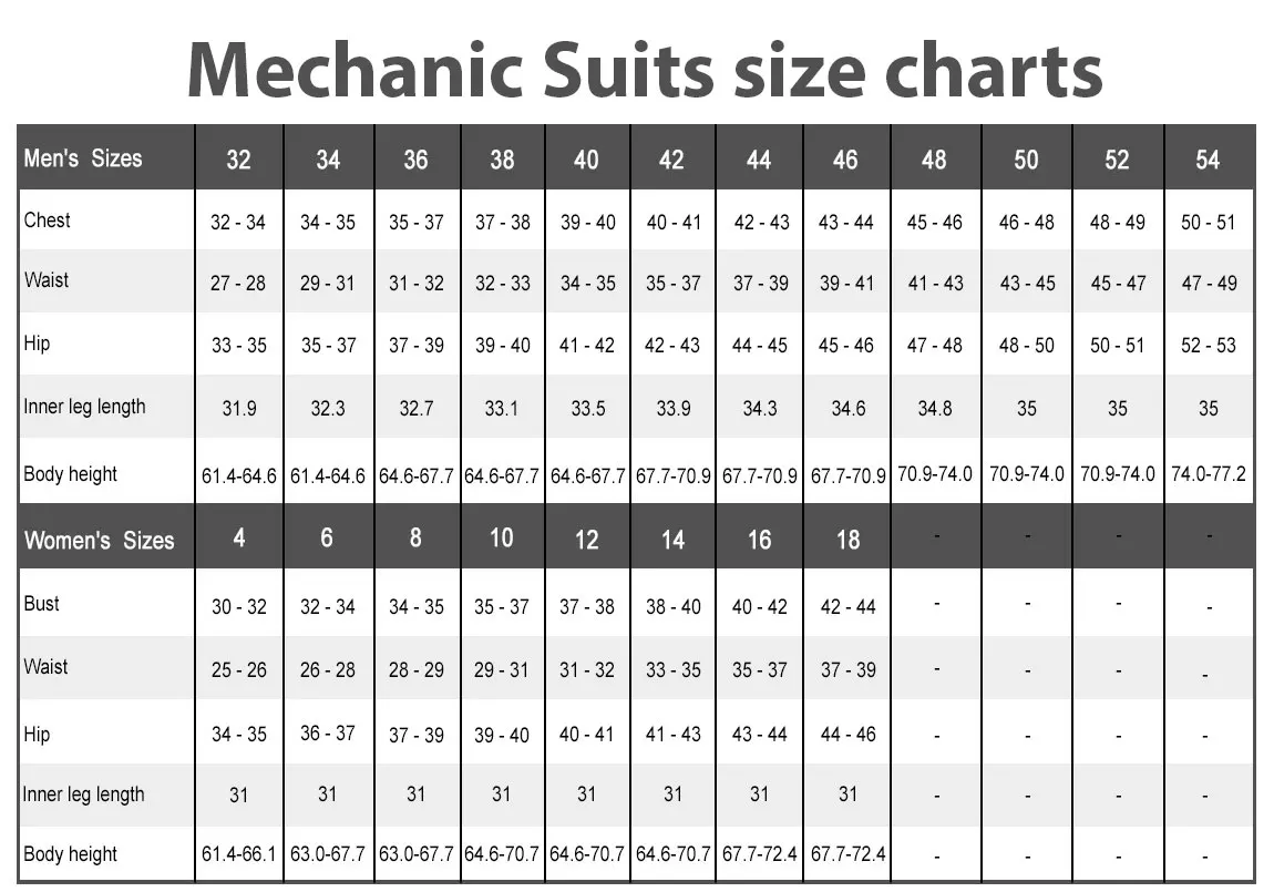 Mechanic Work Wear Workers Uniform Painters Work Jacket Pants White ...