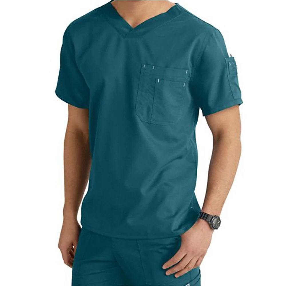 Professional Multi Color Men's Doctor Nurse Fashionable Doctor Uniform ...