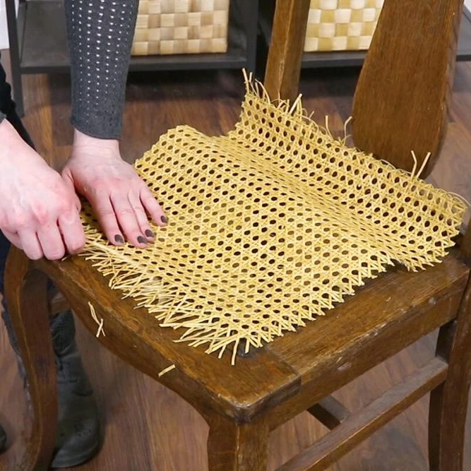 Square Rattan Cane Webbing - Sustainable & Versatile