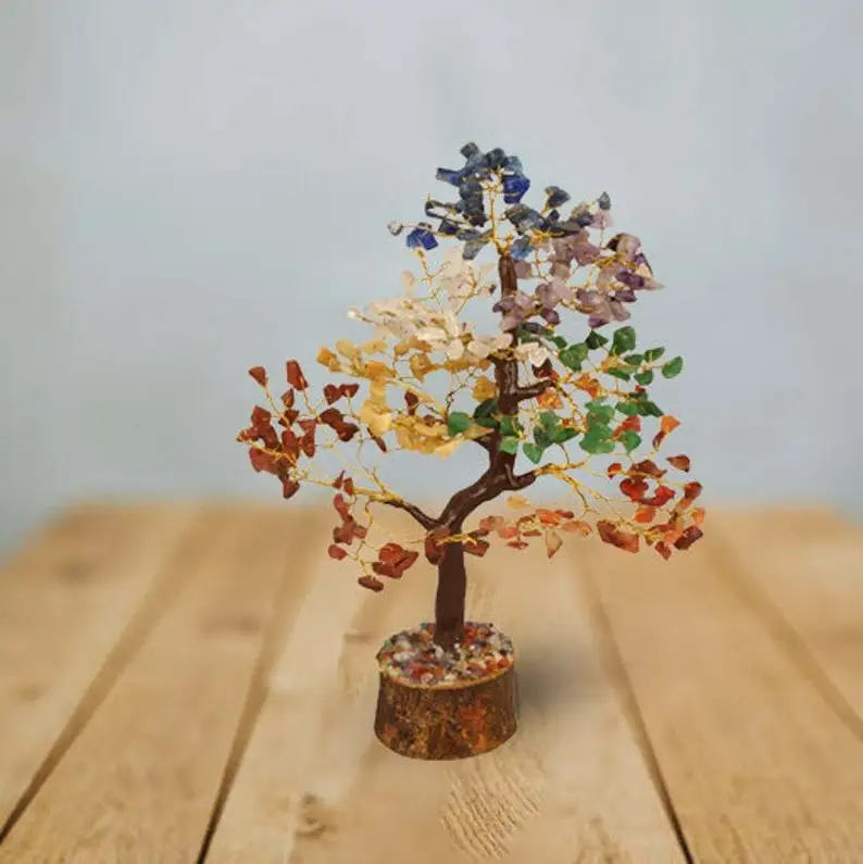 Wholesale 7 Chakra Chips - Healing Tree Crystal Gems