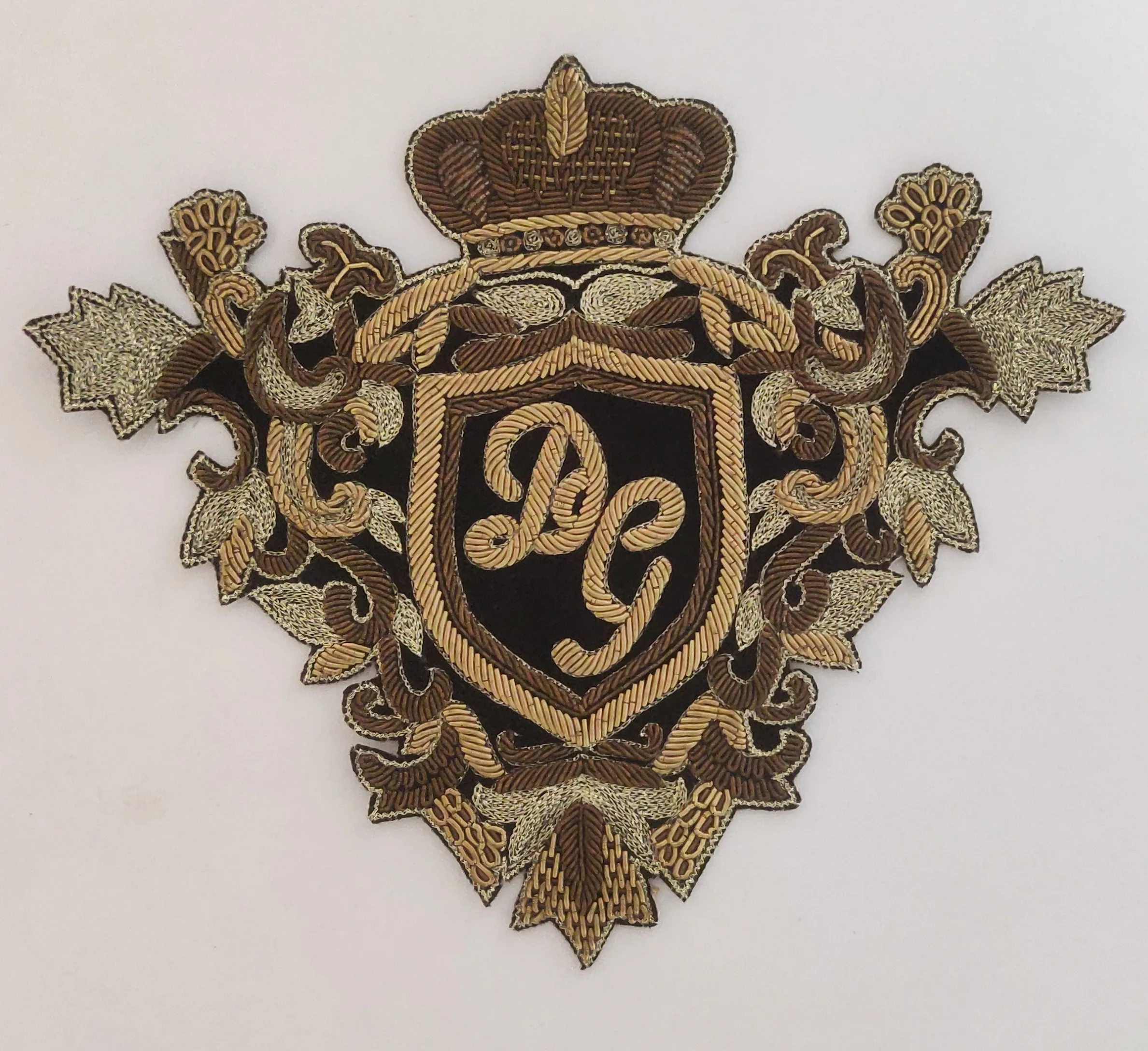 Custom Hand Embroidered Badges - Large Size & Classic Style