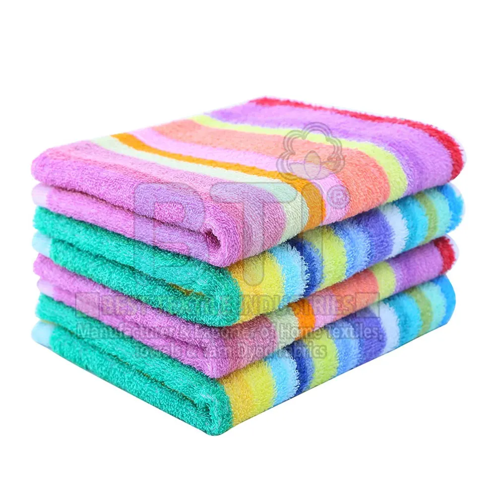High Grade Luxury 100% Cotton Yarn Dyed Super Soft Terry Towels For ...