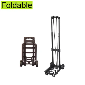 Heavy Duty Compact Foldable Luggage Trolley Cart Small Size Easy Carry ...