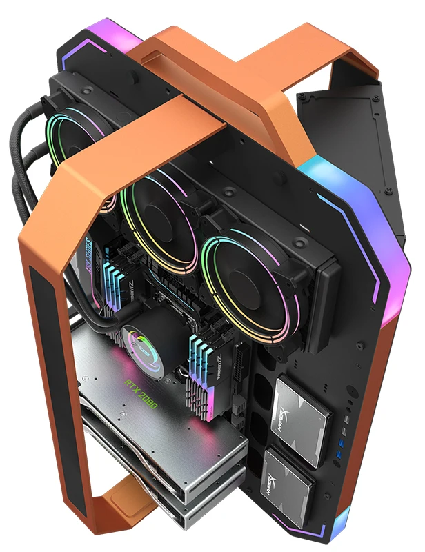 darkFlash Gaming PC case Blade-X open frame| Alibaba.com