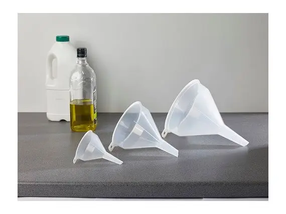 High Quality Plastic Funnel Kitchen Use Clear Plastic Funnel Or Fine ...