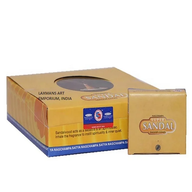 New 2024 Popular Satya Brand Sandal Natural Masala Hand Rolled Incense ...