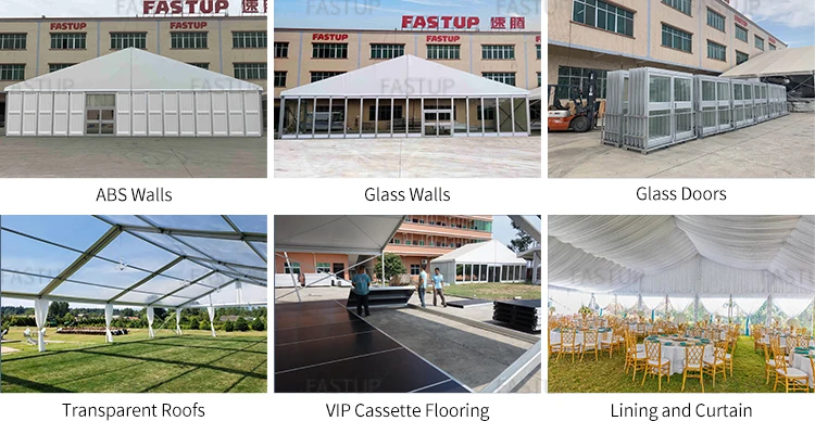 Outdoor VIP Cassette Wooden Floor for Event Party Wedding Marquee Tent