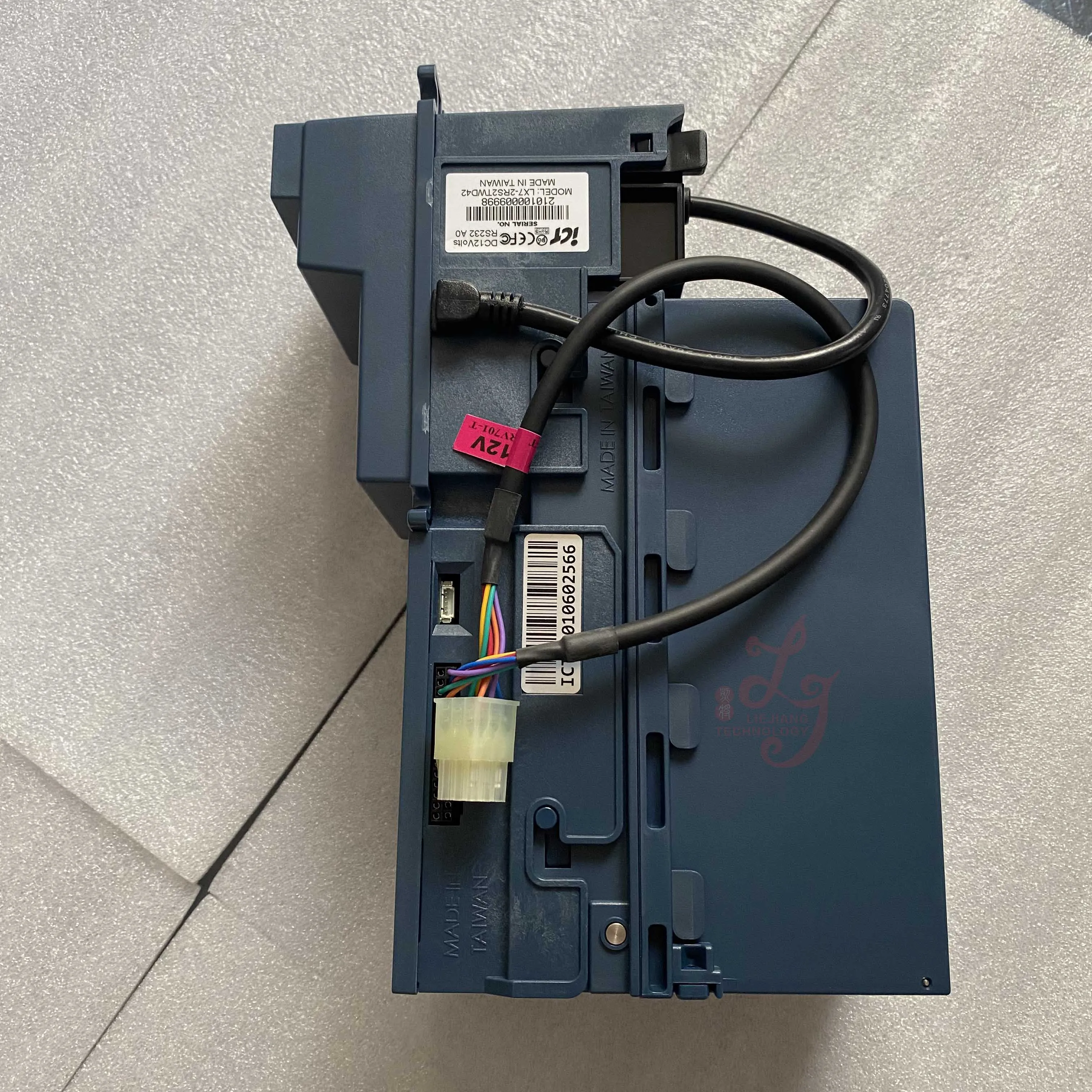 ICT LX7 Model Bill Acceptor with Cash Box - USA Currency
