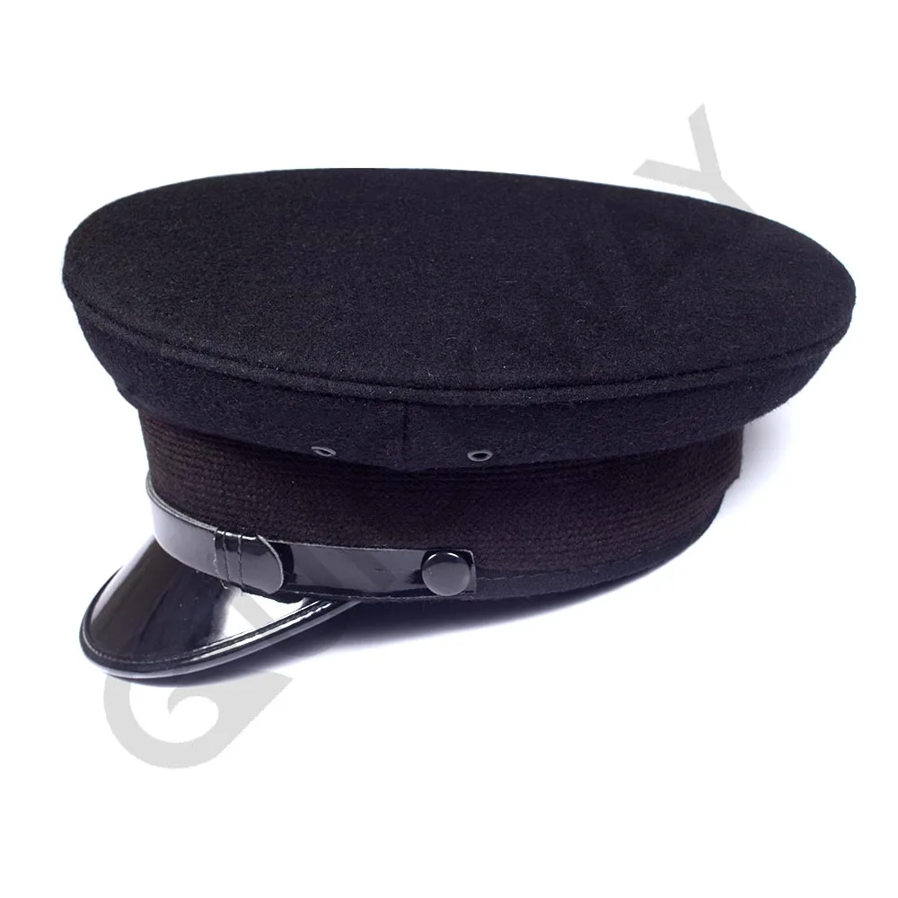 Custom Badges Ceremonial Uniform Hat Security Guard Officer Peak Cap ...