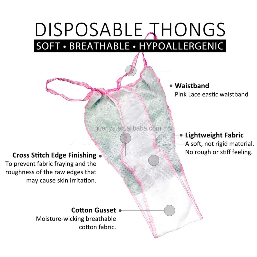Women Disposable Thong Panties for Spa & Salon Use - Nonwoven Sexy G ...