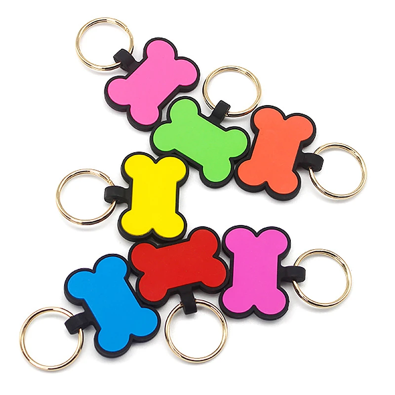 Personalized Pet ID Tags - Custom Silicone Dog Collar Charms