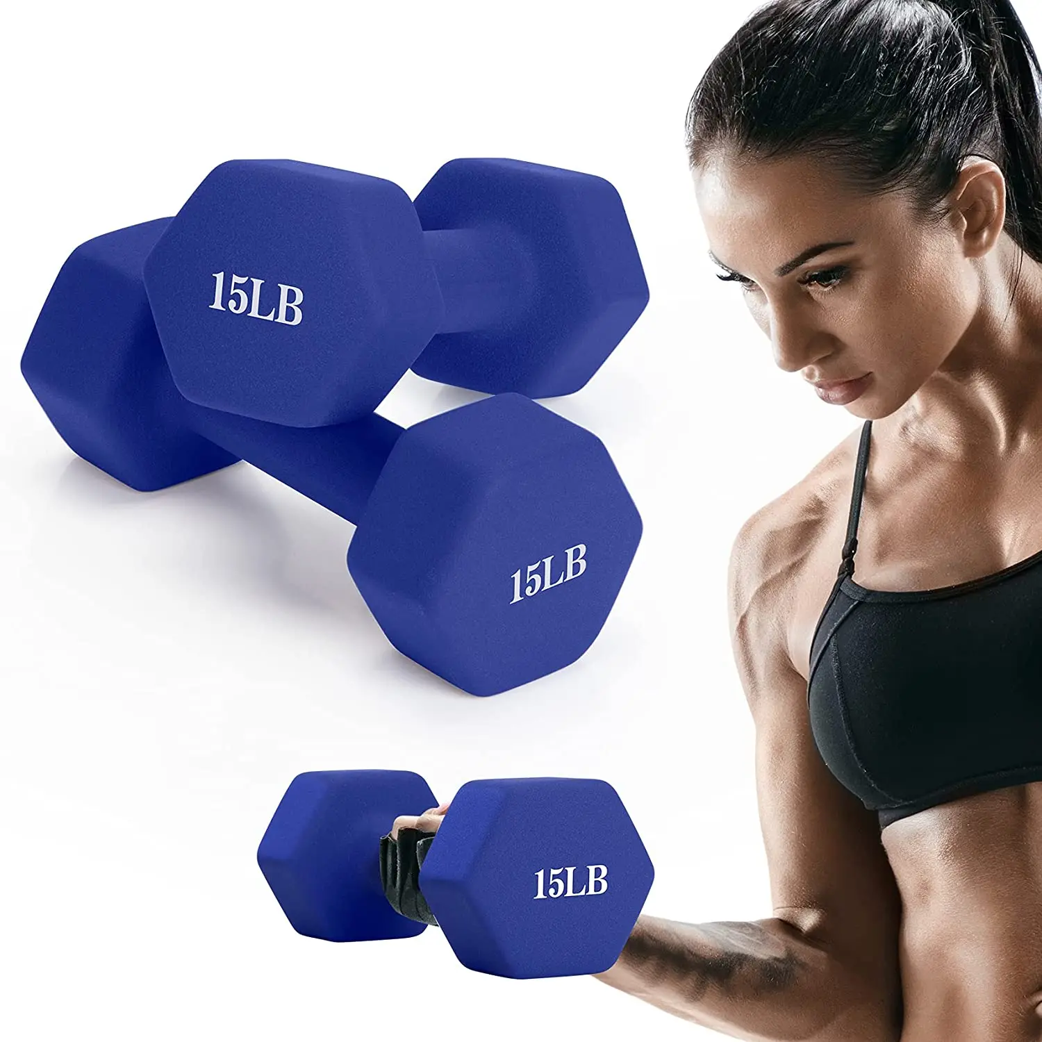 Cast Iron Buy Dumbbells Used Cast Iron Hex 40LB Dumbbell – cssportinggoods