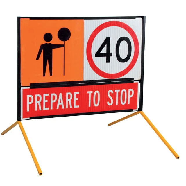 Custom CorFlute Plastic PVC Traffic Safety Warning Signs Reflective ...