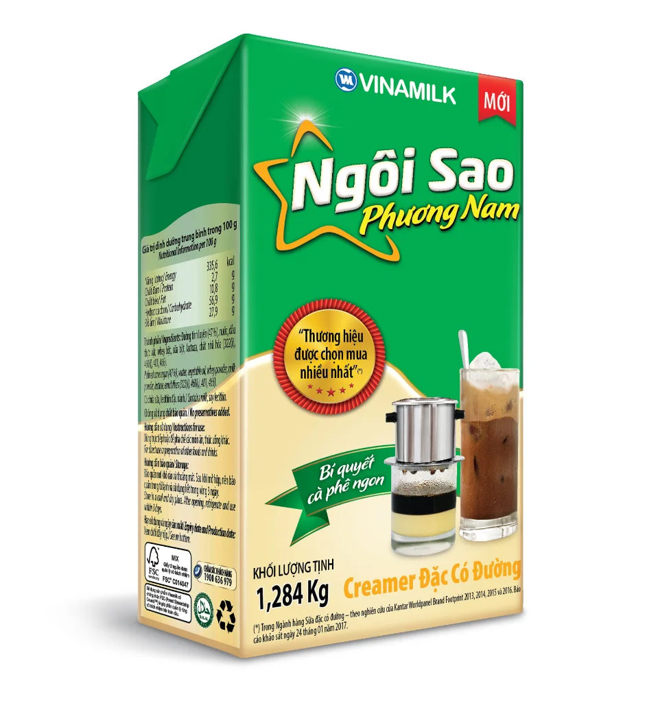 Vinamilk - Southern Star Brand - Sweetened Condensed Creamer - High ...